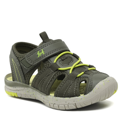 Sandały Leaf Salo LSALO101F Khaki | eobuwie.com.pl