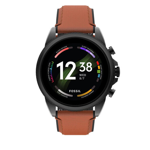Smartwatch Fossil Gen 6 FTW4062 Black/Brown | eobuwie.com.pl