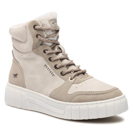 Sneakers Mustang 1446602 Ivory 243 | eschuhe.de