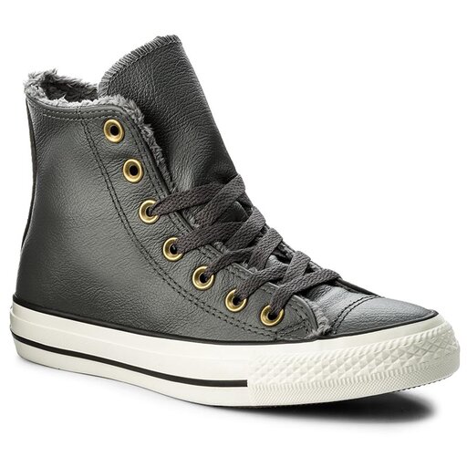 Sneakersy Converse Ctas Hi 557927C Thunder/Thunder/Egret | eobuwie.com.pl