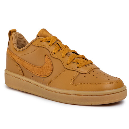 Buty Nike Court Borough Low 2 (Gs) BQ5448 700 Wheat/Wheat Gum/Light ...