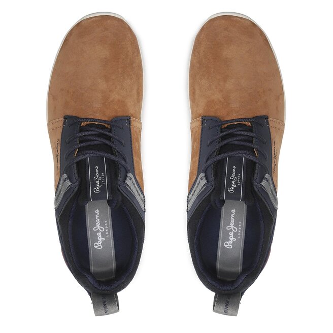 Sneakers Pepe Jeans Jay Pro Shoe Combi PMS30869 Cognac 879 | eschuhe.de