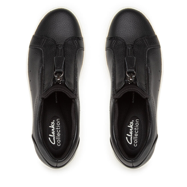 Sneakers Clarks Layton Rae 261685054 Black Leather | eschuhe.de