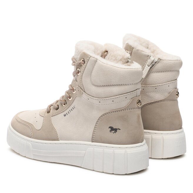 Sneakers Mustang 1446602 Ivory 243 | eschuhe.de