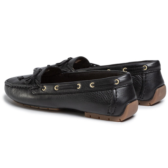 Mokassins Clarks C Mocc Boat 261492704 Black Leather | eschuhe.de