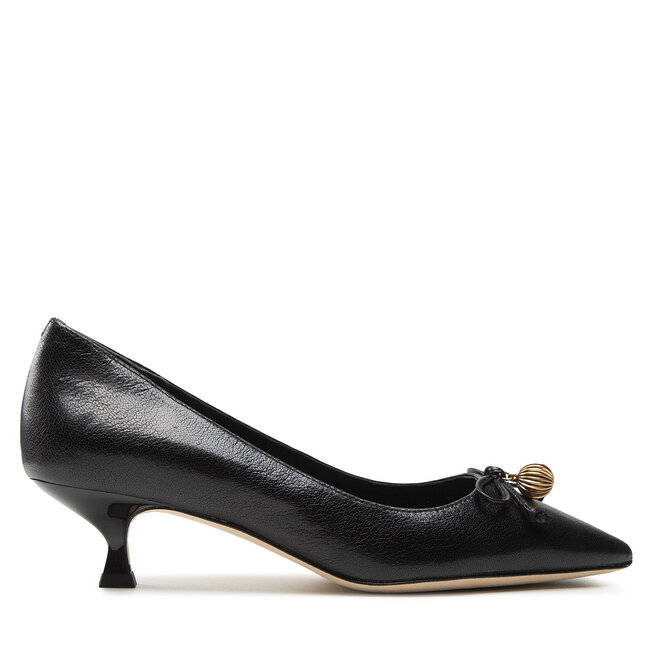 Pantofi Tory Burch Capri Kitten Heel Pump 136949 Perfect Black 006 ...