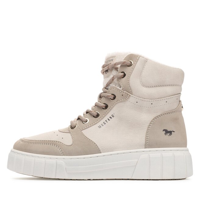 Sneakers Mustang 1446602 Ivory 243 | eschuhe.de