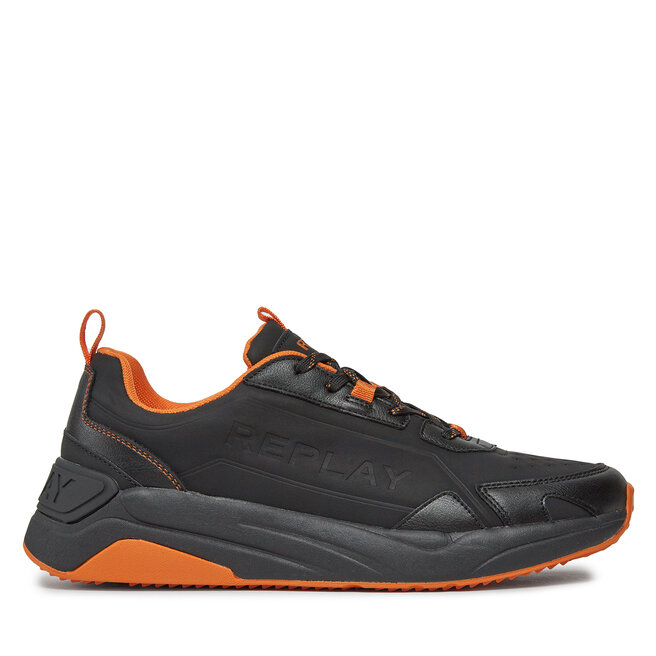 Zapatillas Replay GMS6I .000.C0019S Black Orange 007 | zapatos.es